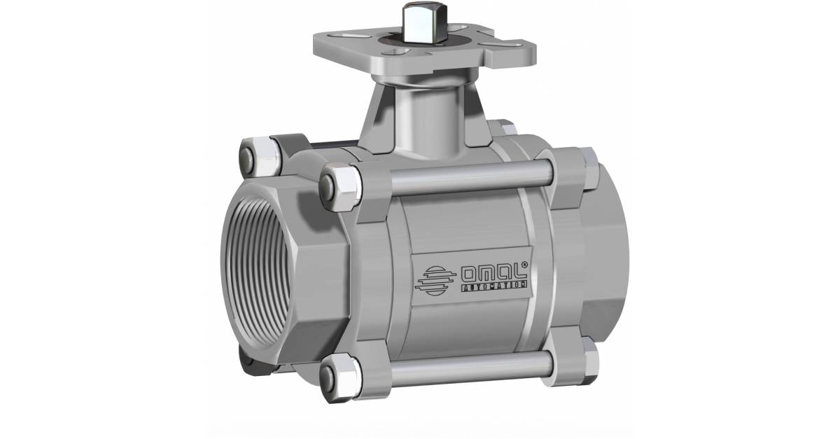 Valvola a sfera in acciaio inox Item 424