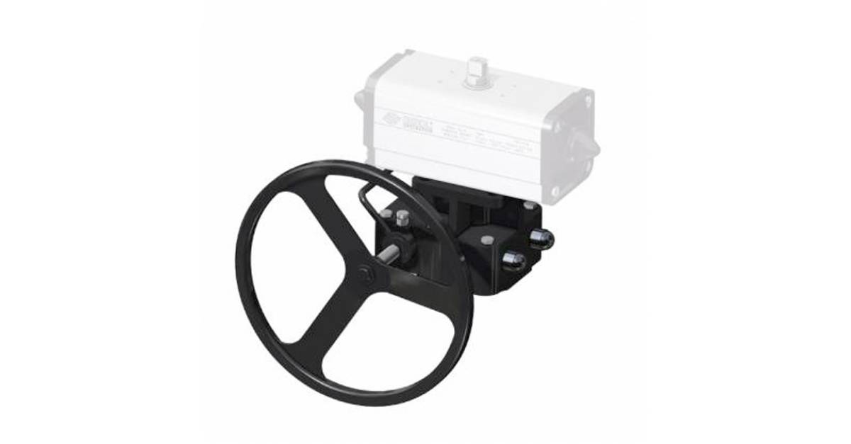 Riduttore in alluminio con volantino disinseribile